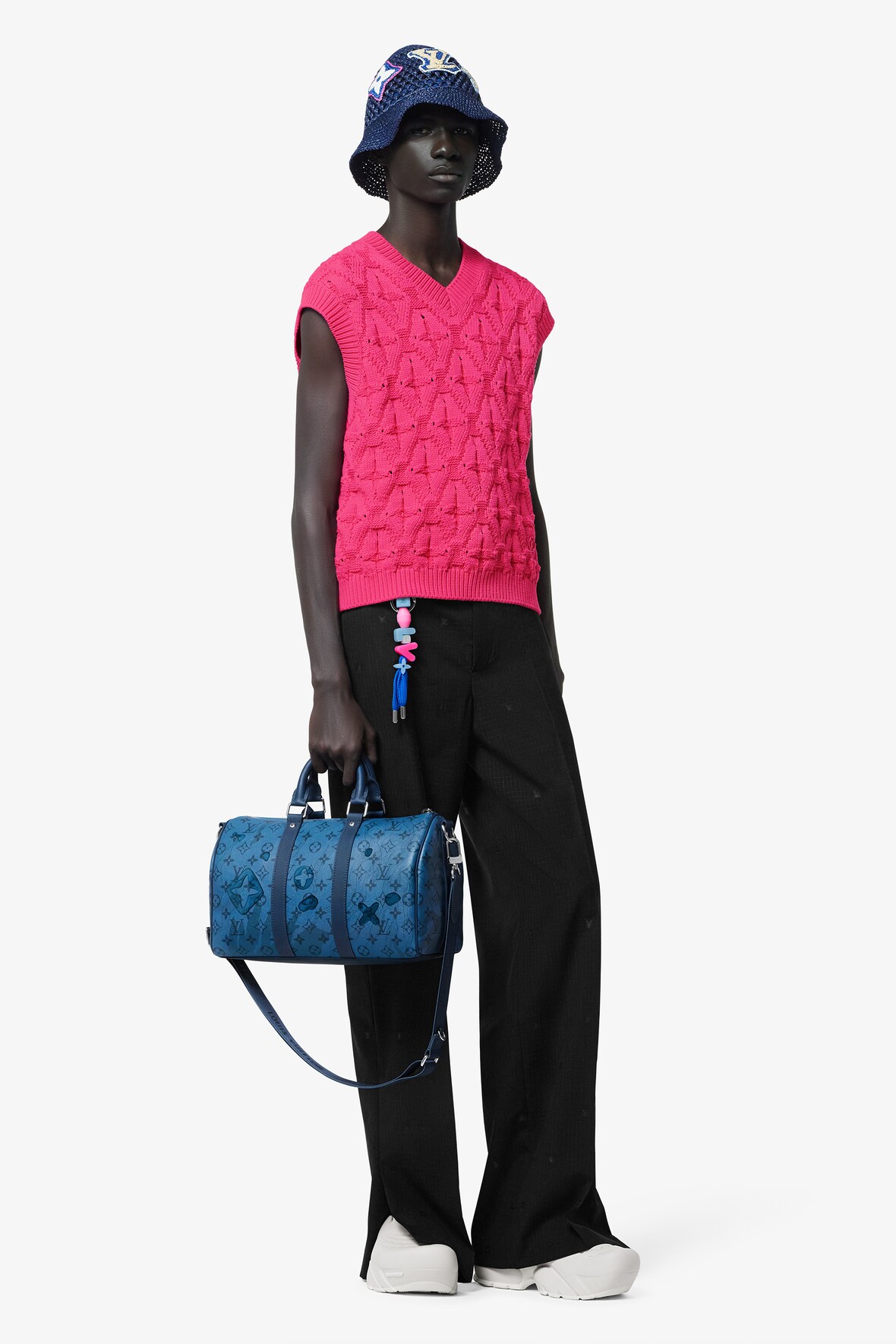 LV Crochet Straw Hat S00 - Accessories | LOUIS VUITTON