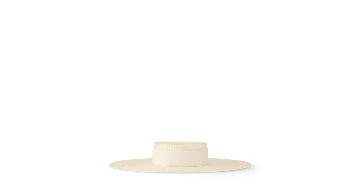 Straw Boxy Hat . - Hats and Gloves - M5028M | LOUIS VUITTON
