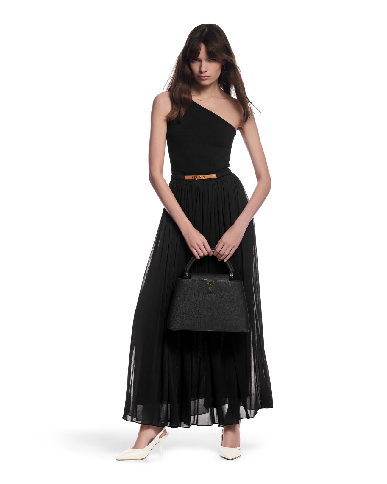 Asymmetrical Belted Dress - Ready-to-Wear | LOUIS VUITTON