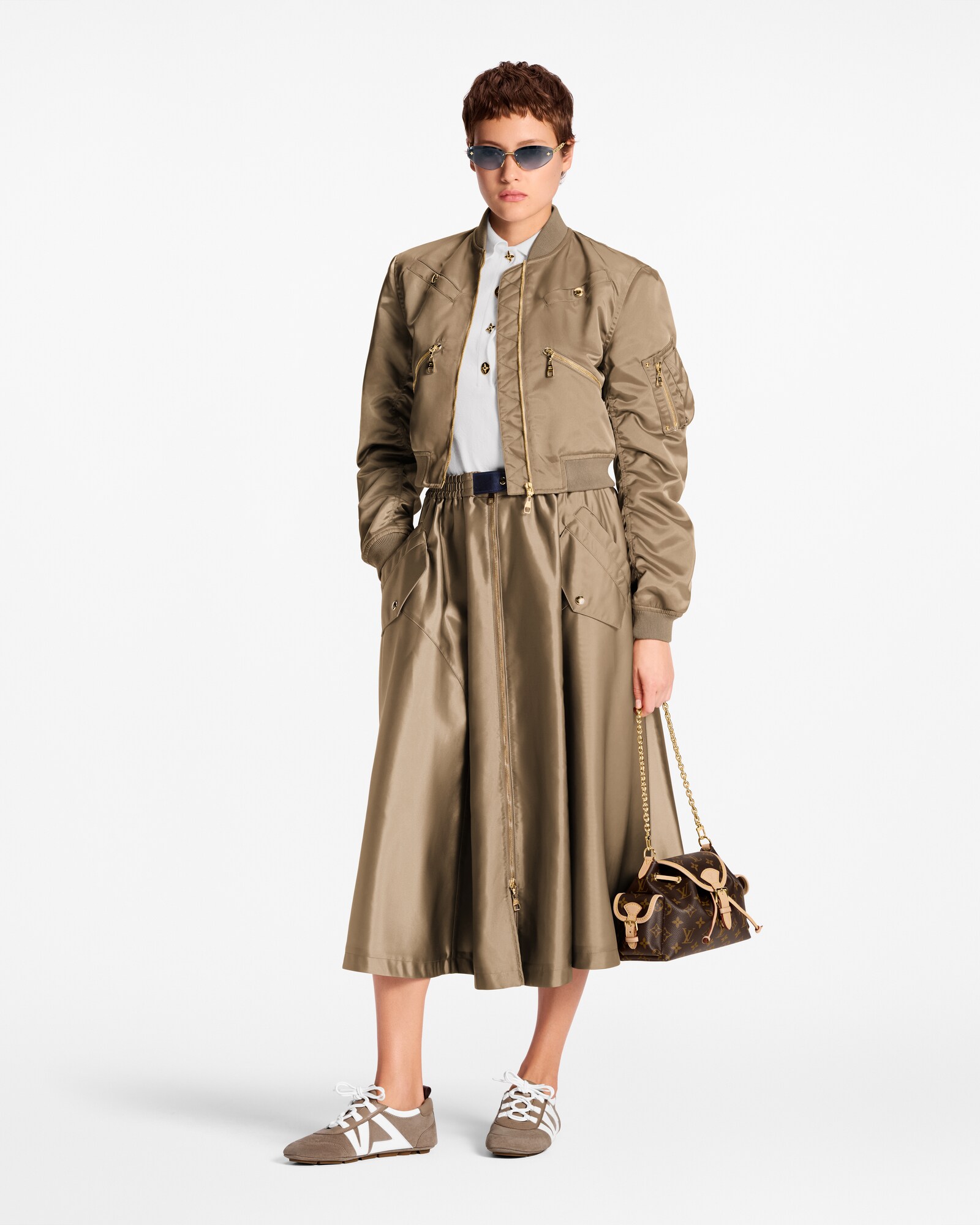 Flap Pocket Flared Skirt - Ready-to-Wear | LOUIS VUITTON