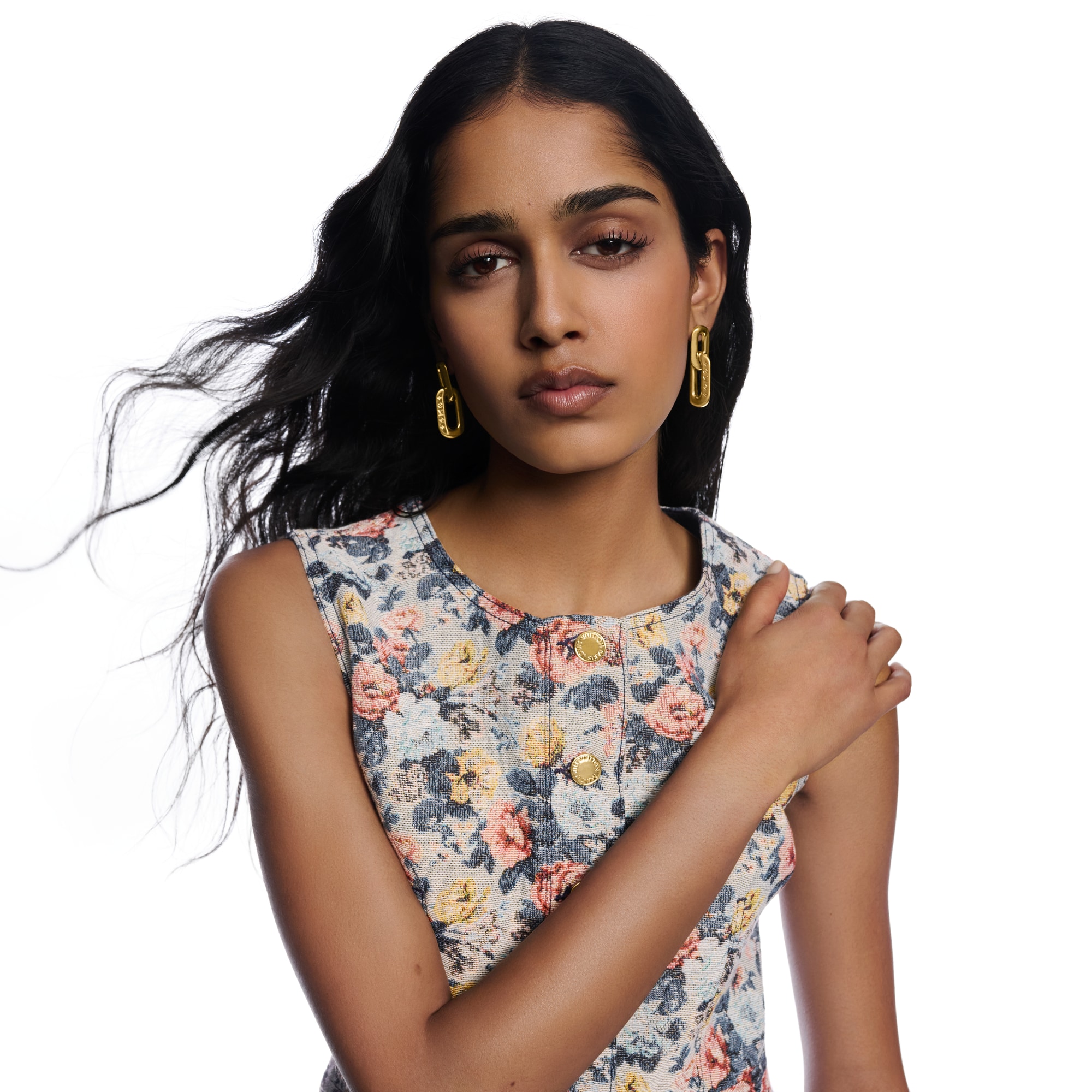 Floral Jacquard A-Line Dress - Pakaian | LOUIS VUITTON