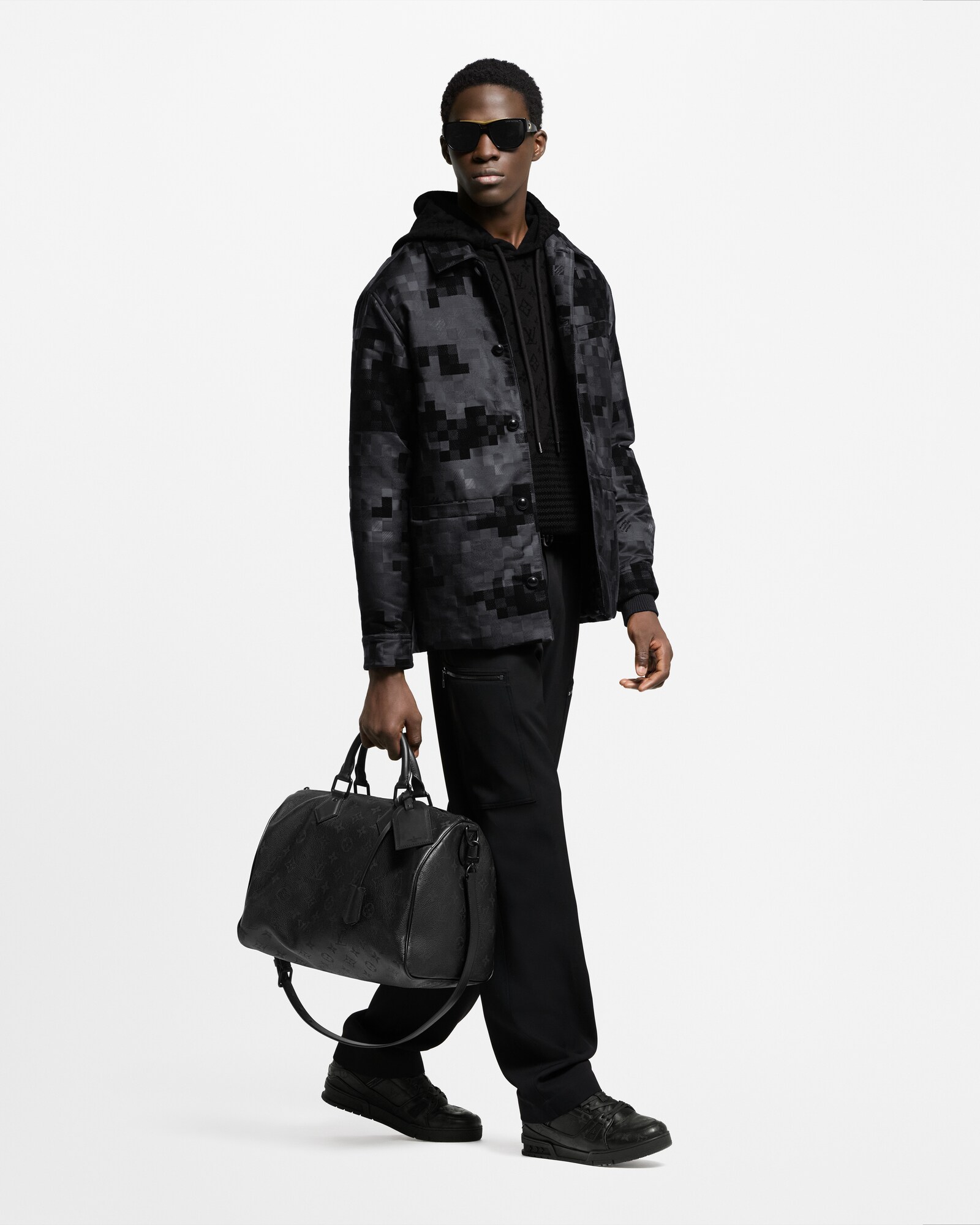 Graphic Jacquard Hoodie - Ready-to-Wear | LOUIS VUITTON