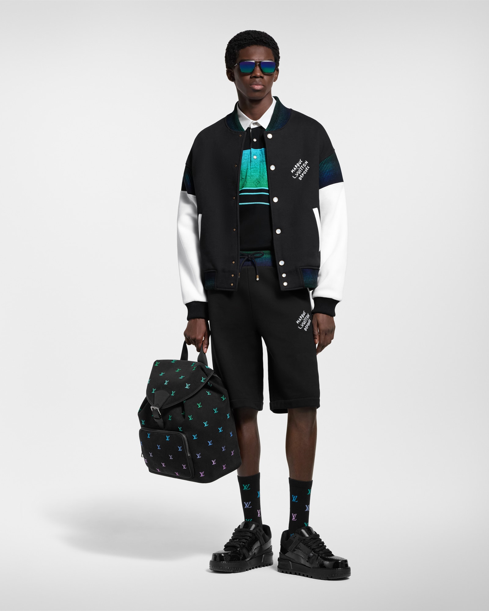 Iridescent Jacquard Short-Sleeved Polo - Ready-to-Wear | LOUIS VUITTON