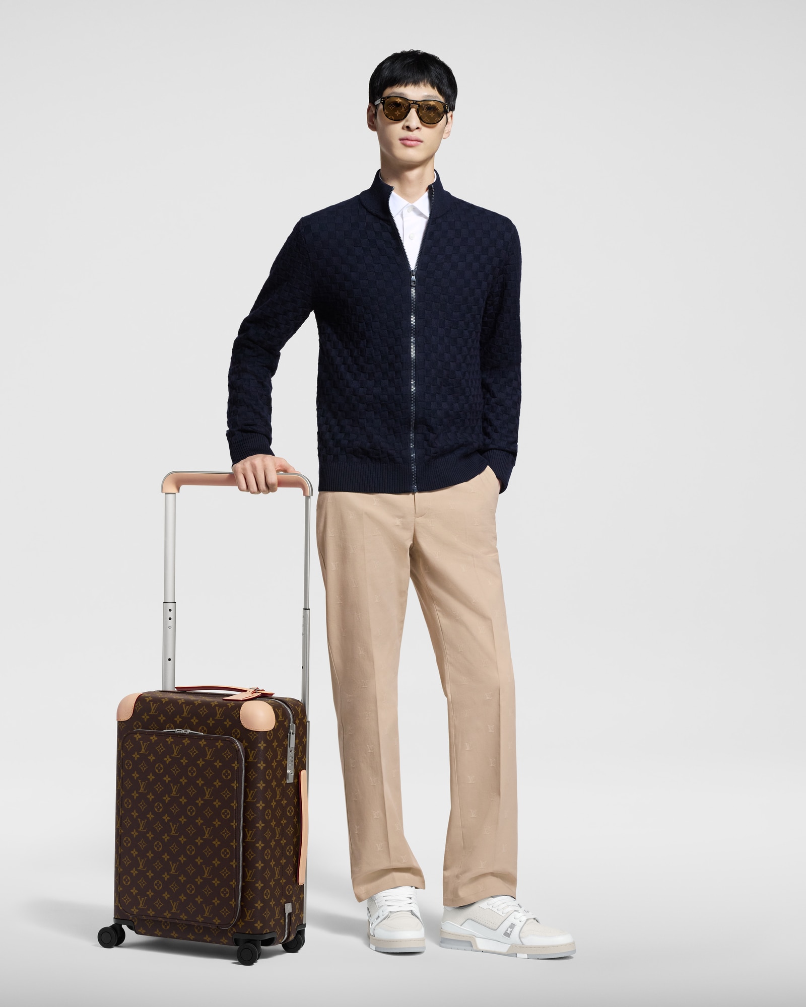 LV Blason Printed Long-Sleeved Cotton Shirt - Ready-to-Wear | LOUIS VUITTON