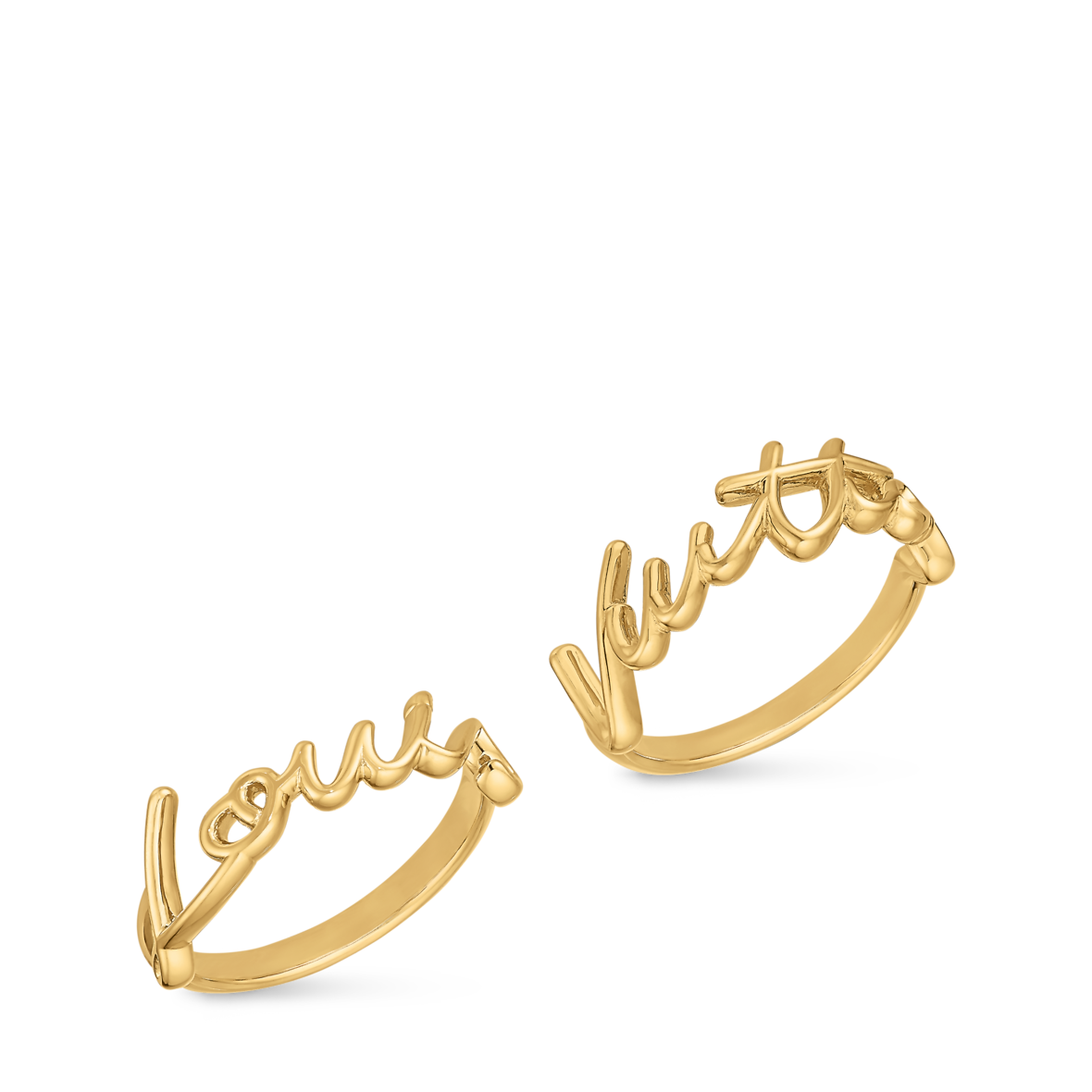 LV Script Ring Set S00 - Fashion Jewelry | LOUIS VUITTON
