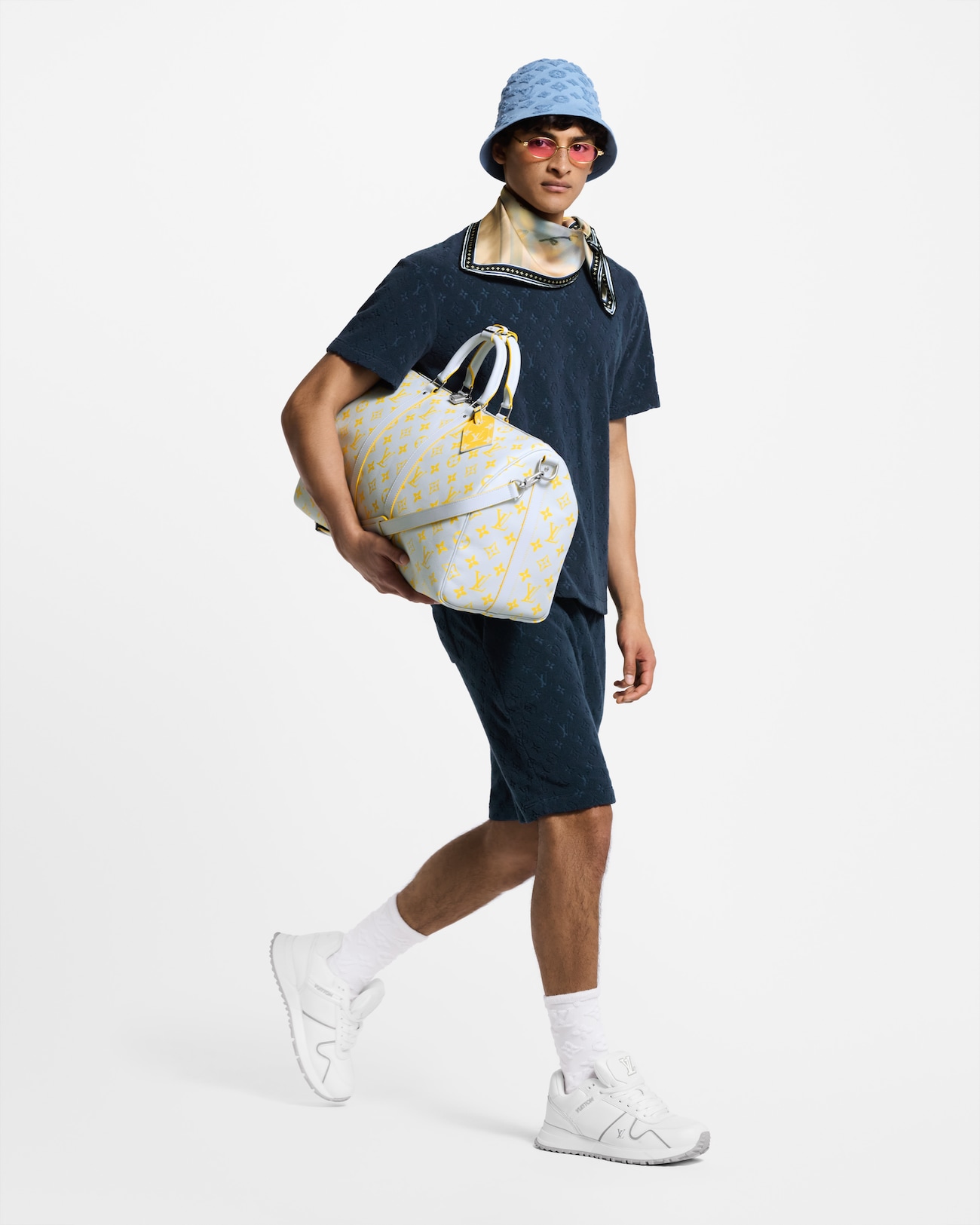 Monogram French Terry Shorts - Ready-to-Wear | LOUIS VUITTON