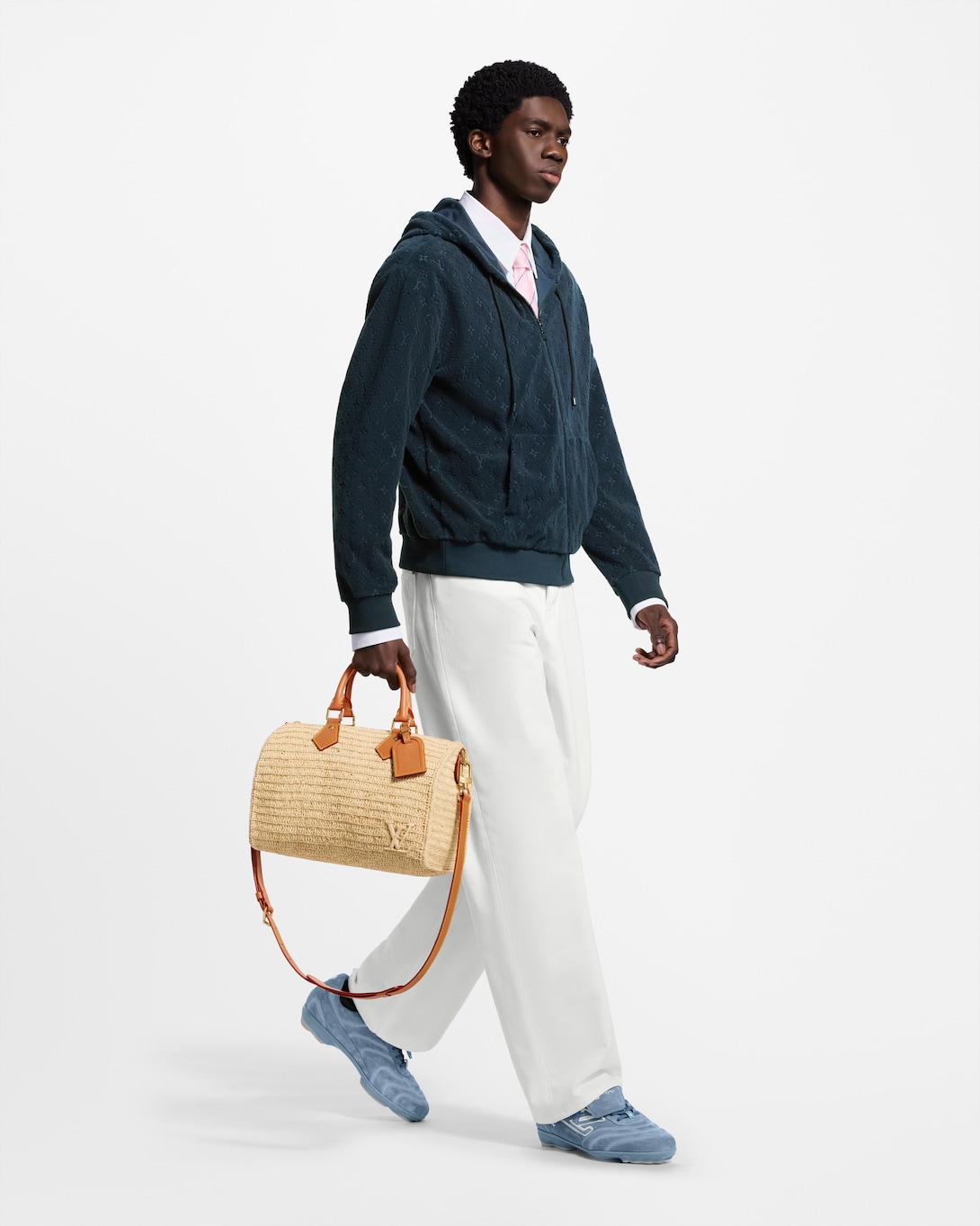 Monogram French Terry Zip-Through Hoodie - Ready-to-Wear | LOUIS VUITTON