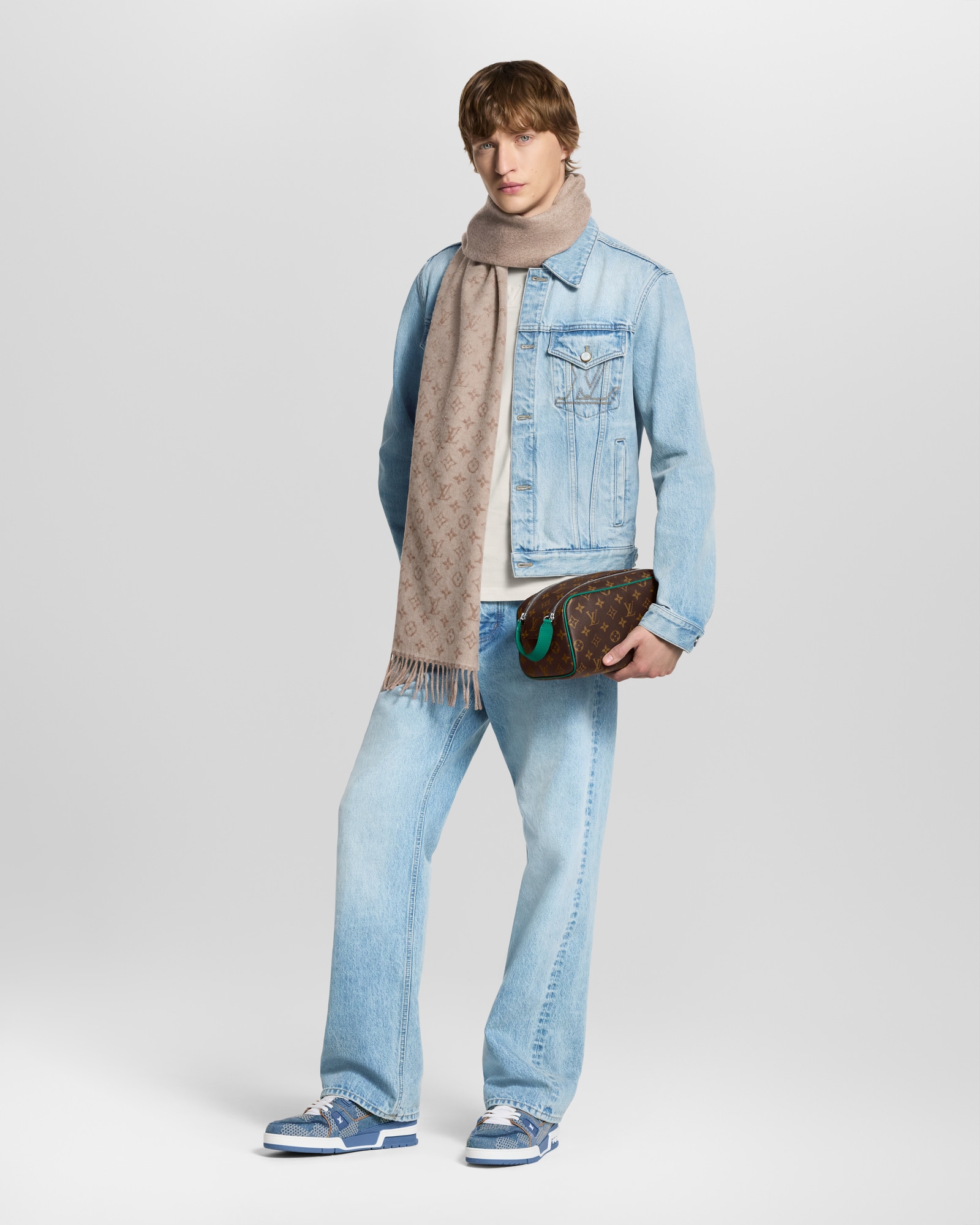 Monogram Gradient Scarf . - Luxury Accessories - M79191 Beige | LOUIS ...