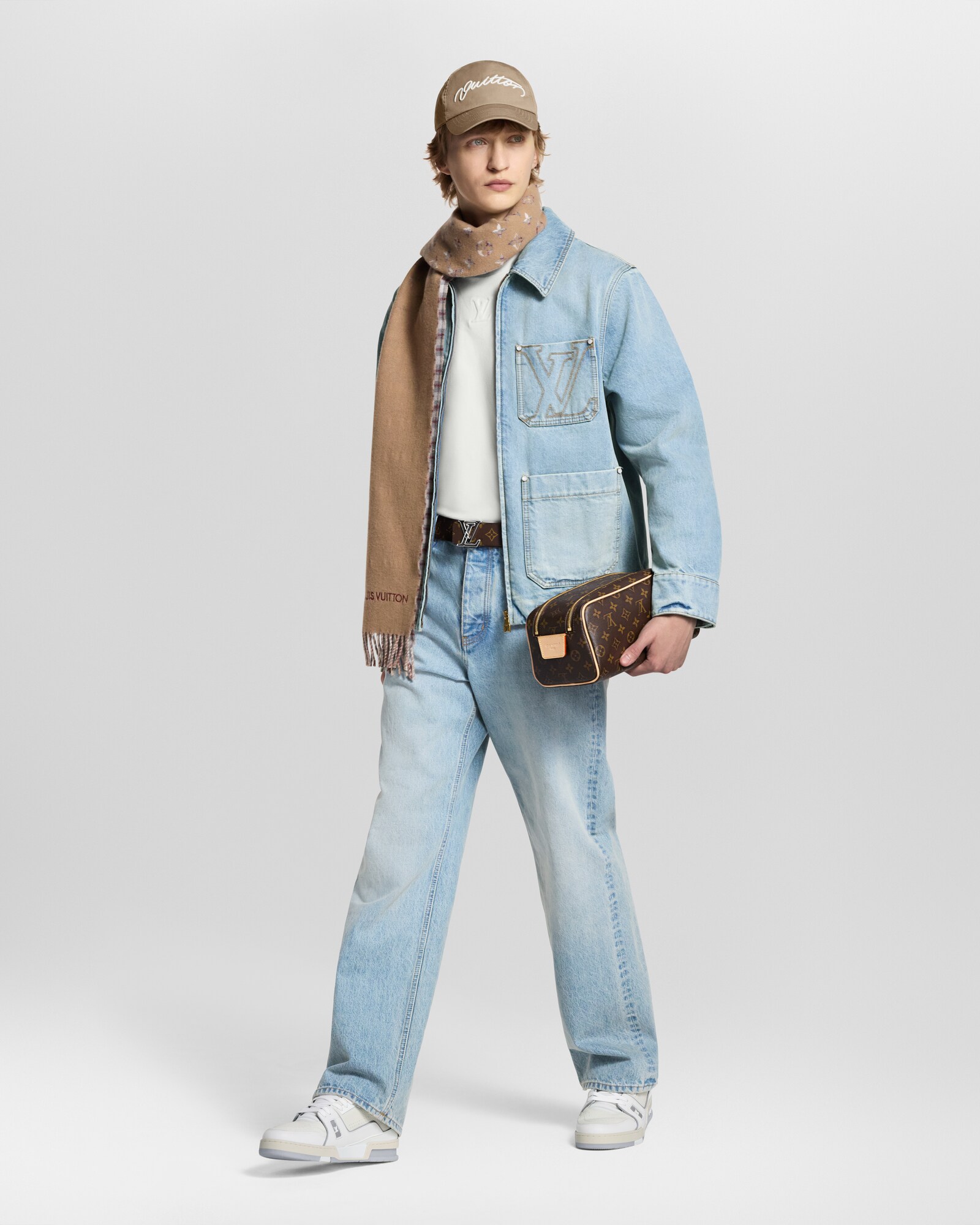 Monogram Gradient Tartan Scarf . - Accessories | LOUIS VUITTON