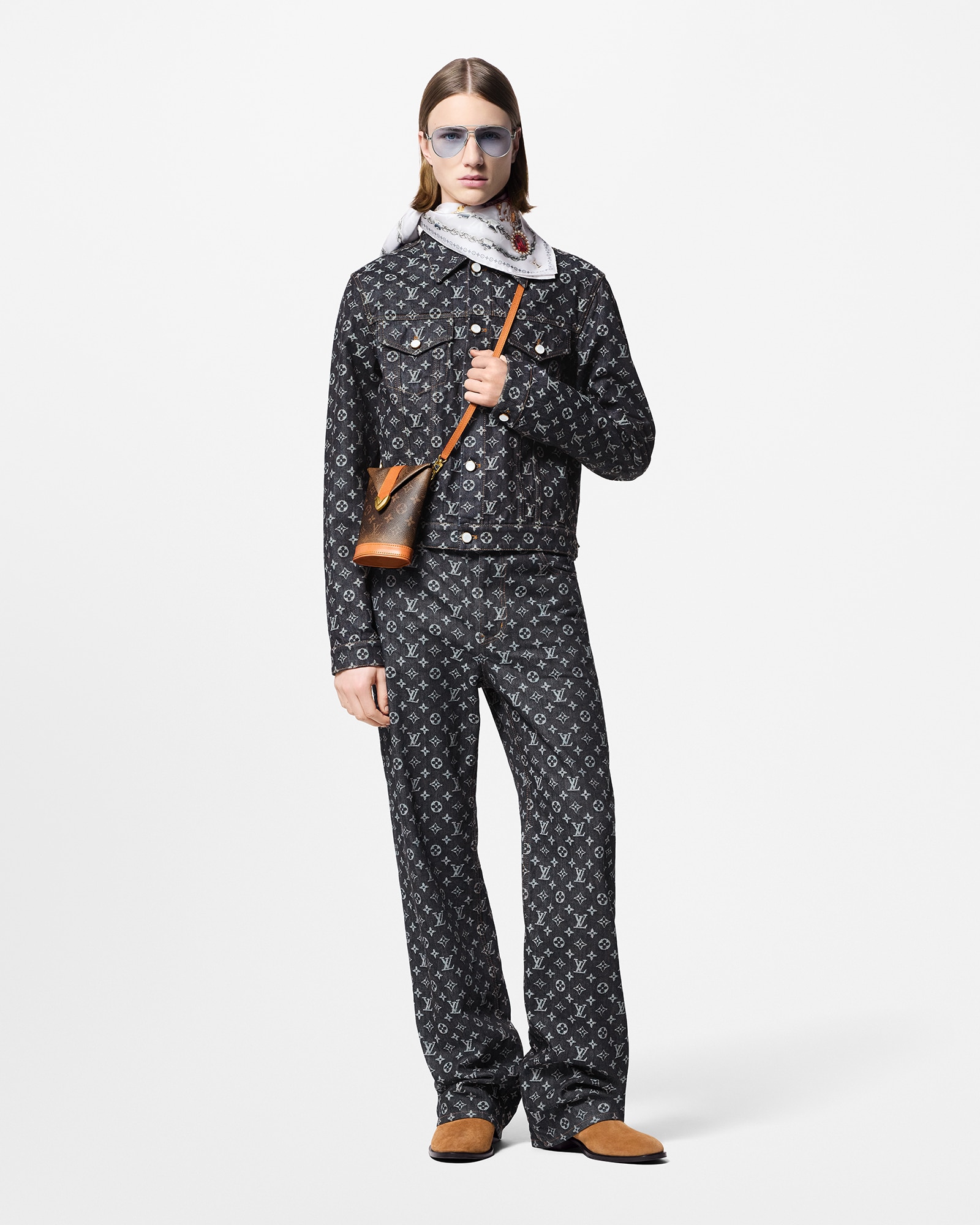 Monogram Jacquard Denim Jacket - Ready-to-Wear | LOUIS VUITTON