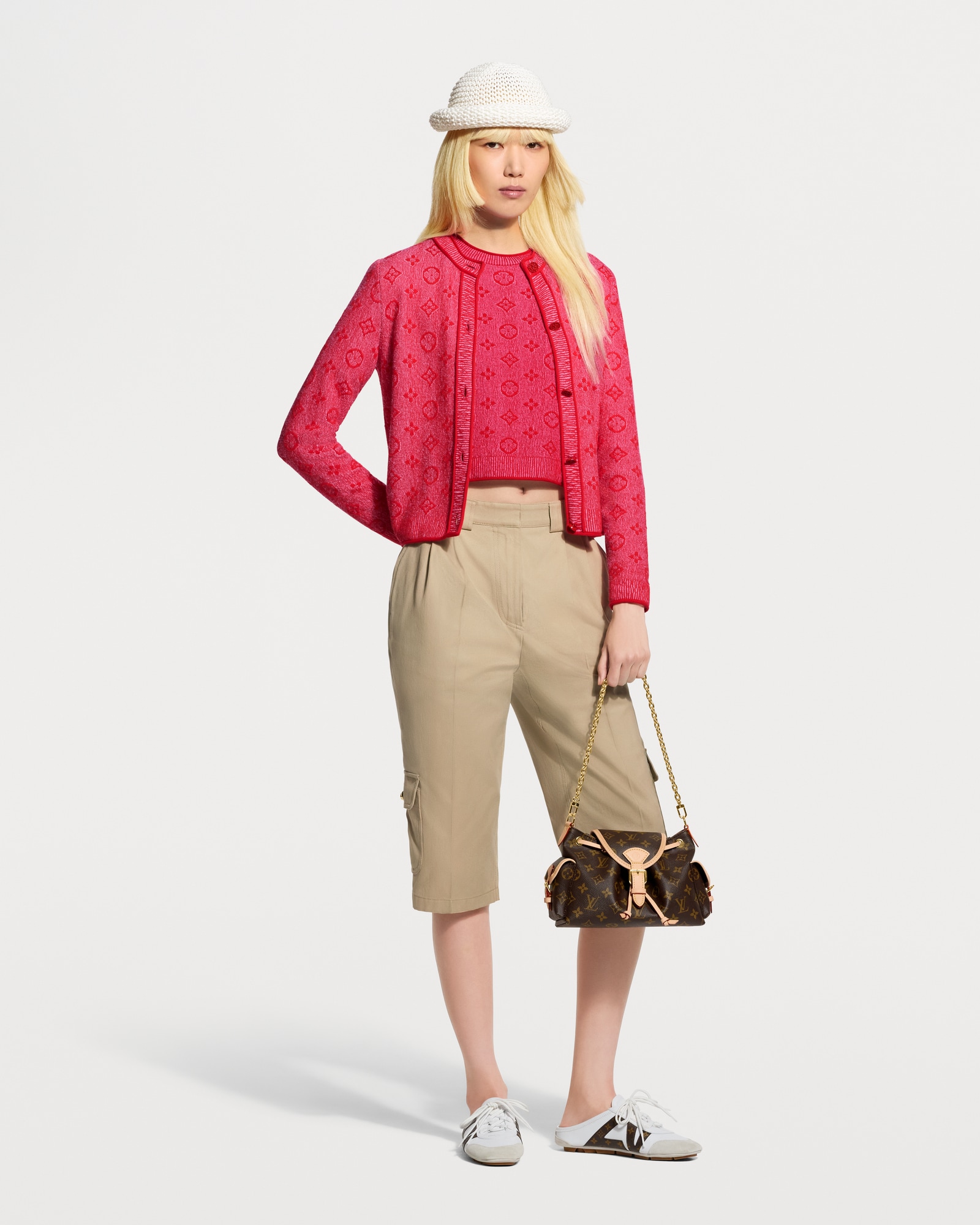 Monogram Tweed-Effect Knit Cardigan - Ready-to-Wear | LOUIS VUITTON