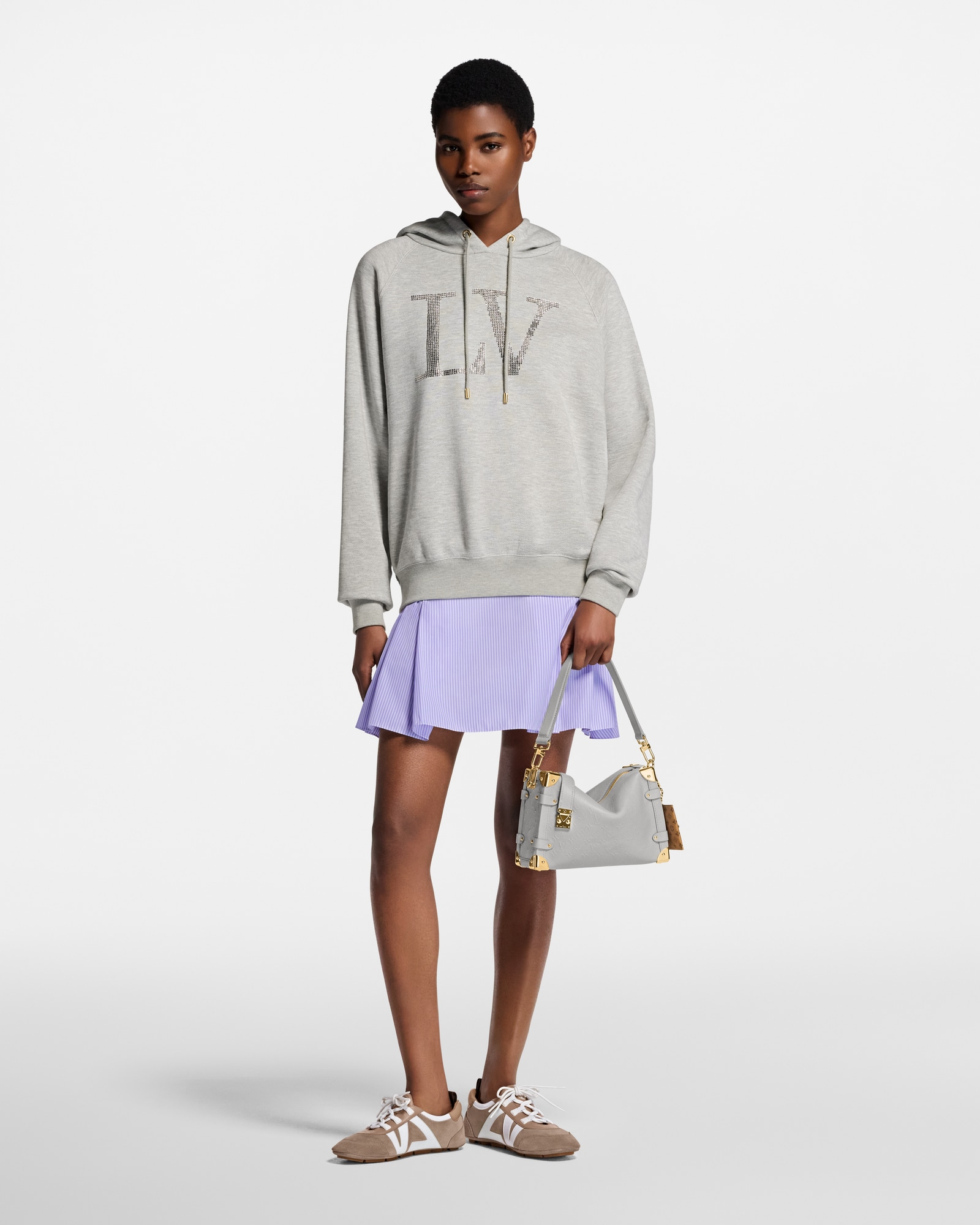 Rhinestone Signature Hoodie - Ready-to-Wear | LOUIS VUITTON