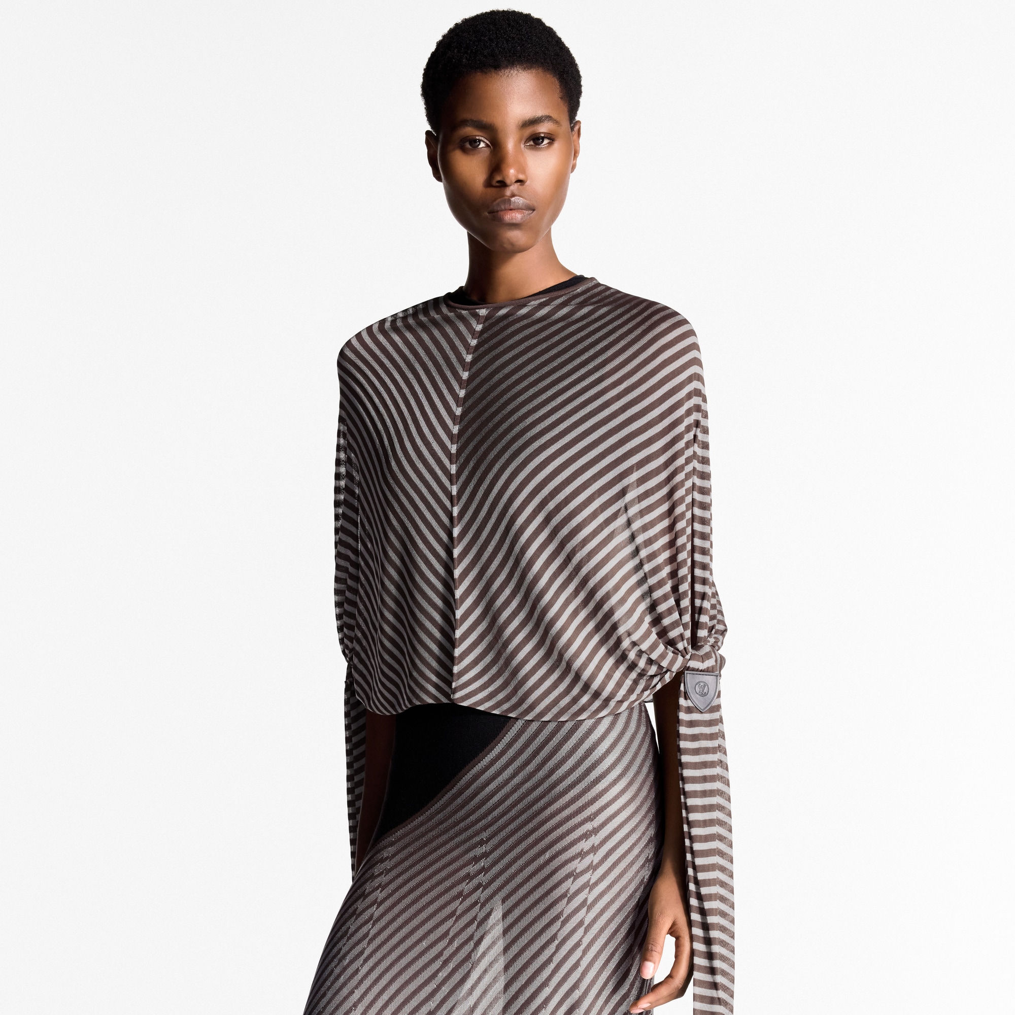 Striped Side-Tie Top - Tops - 1AHFEL | LOUIS VUITTON