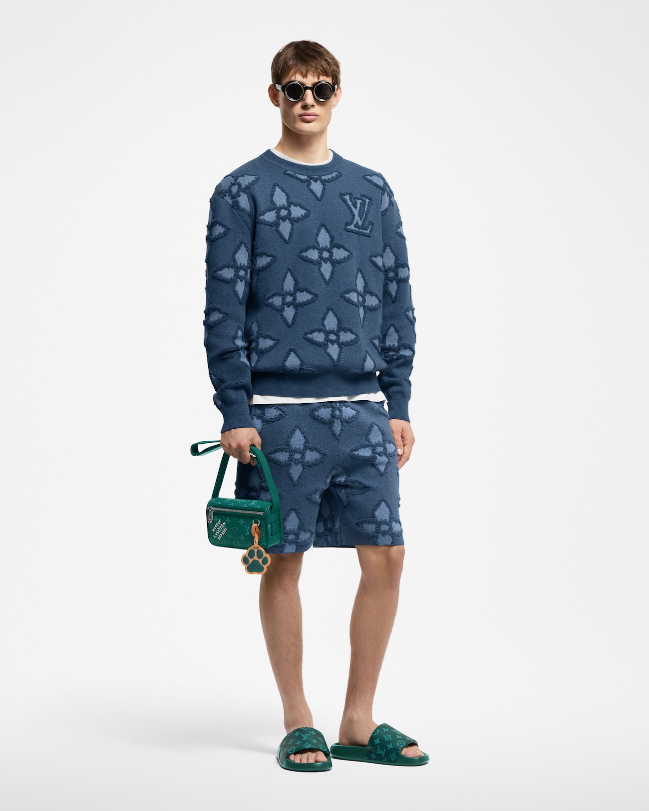 Textured Cotton Knit Shorts - Ready-to-Wear | LOUIS VUITTON