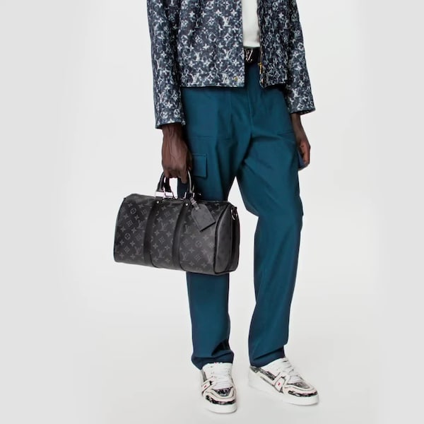 Keepall Bandoulière 35 Monogram Eclipse - } - M46655 | LOUIS VUITTON